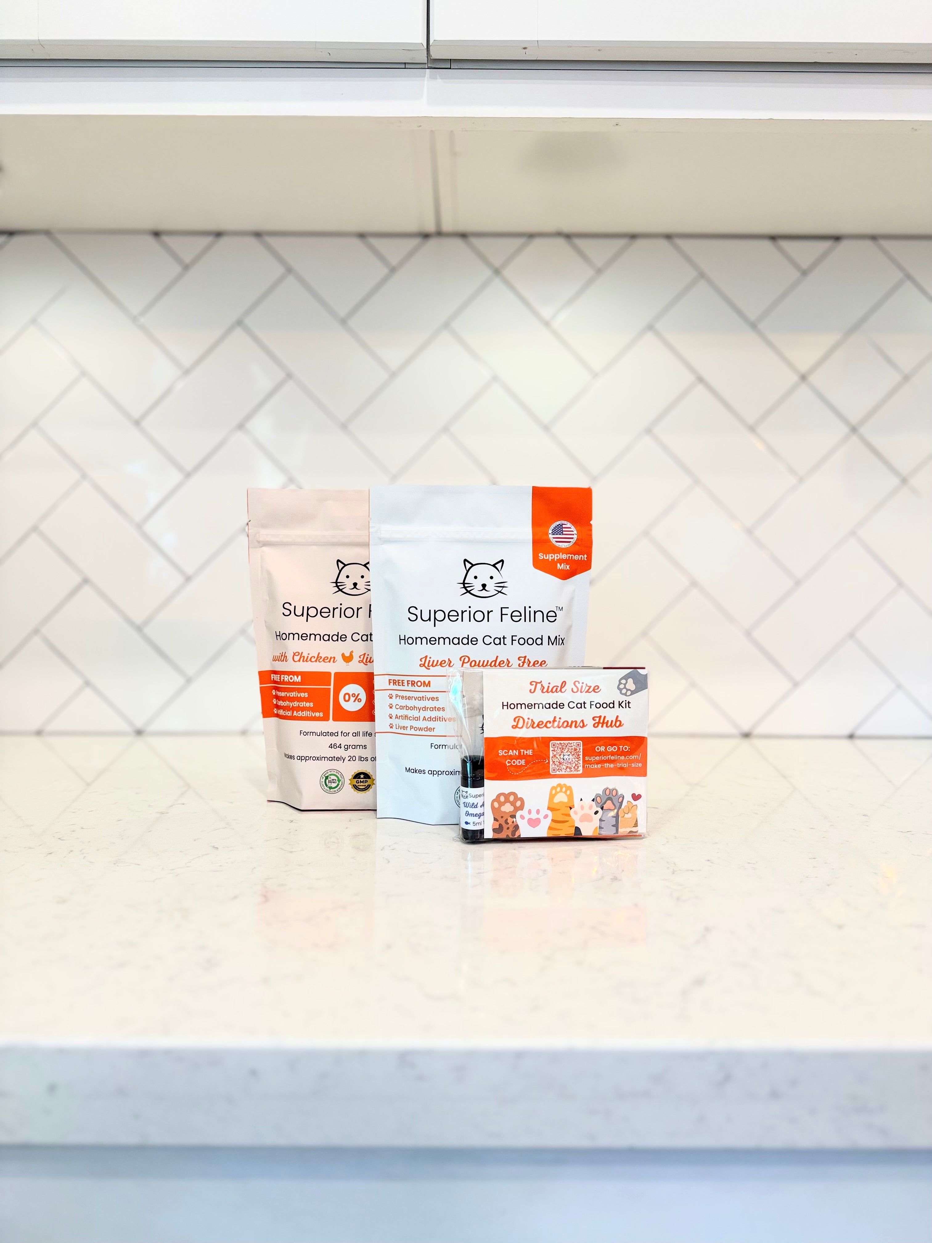 Homemade Cat Food Mix Collection | Complete & Balanced for Fresh Cat ...